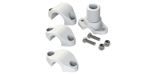 GPS RAIL MOUNT NYLON 1''-14NF - VHF Tilhoyr - Vikmar Nethandil